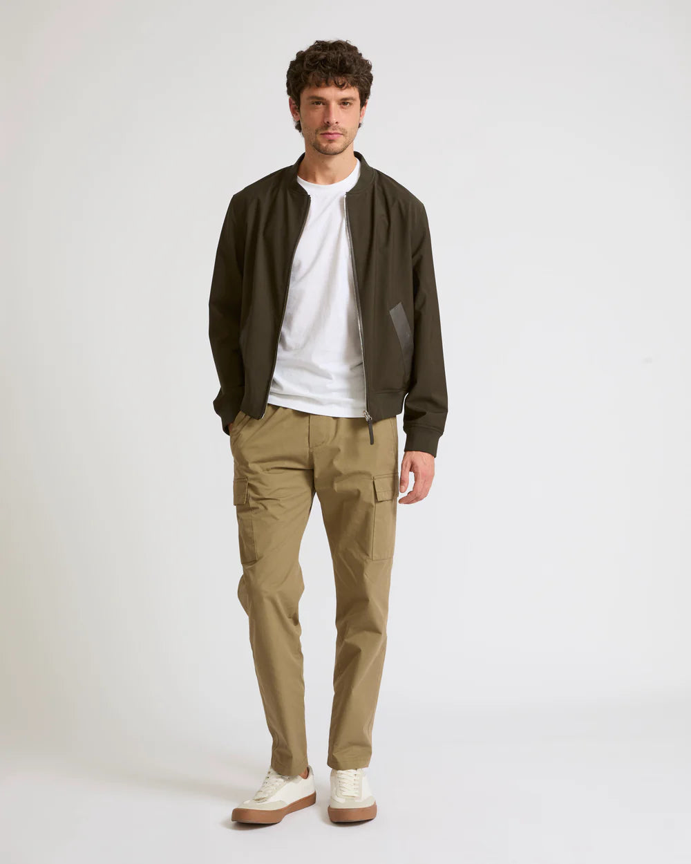 Waterproof wool-blend varsity jacket – The Line